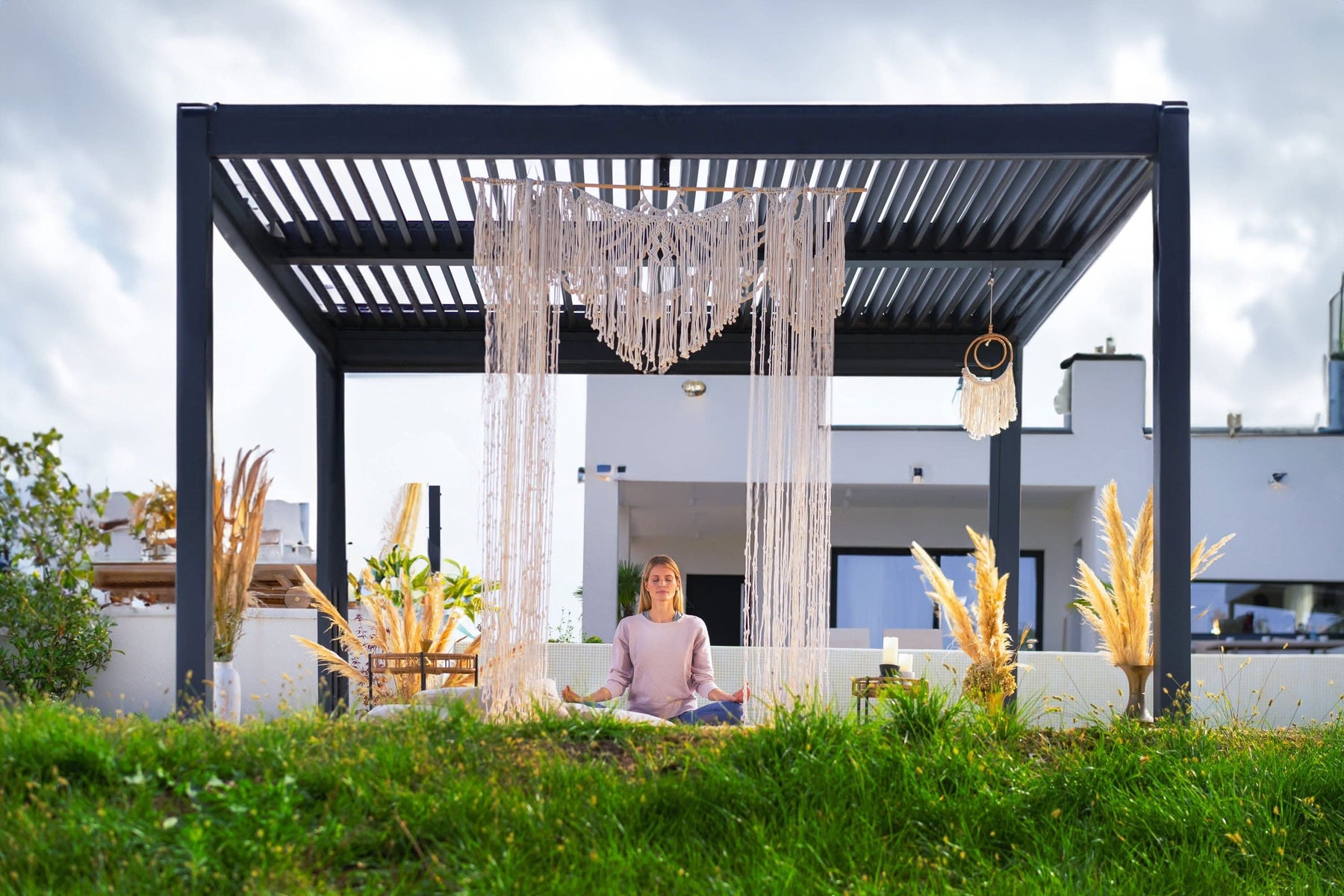 Aluminum Pergola Kit: Buy Online – Hansø Home